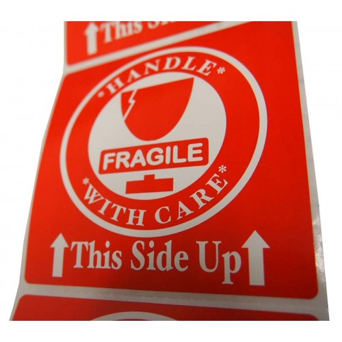 Fragile Handle With Care This Side Up Stickers (90pcs per Roll ...